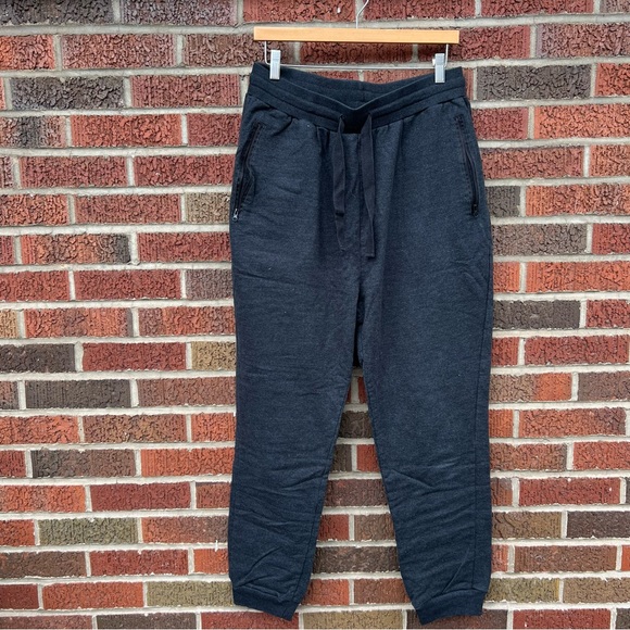 Pants & Jumpsuits | Wicked Stitch Dark Gray High Waisted Jogger ...